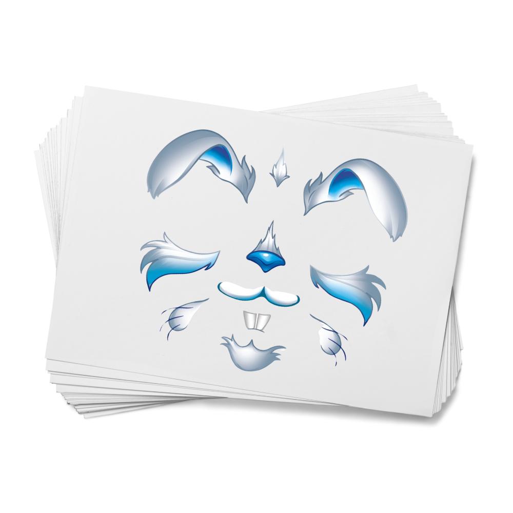 Halloween Face Temporary Tattoos For Kids