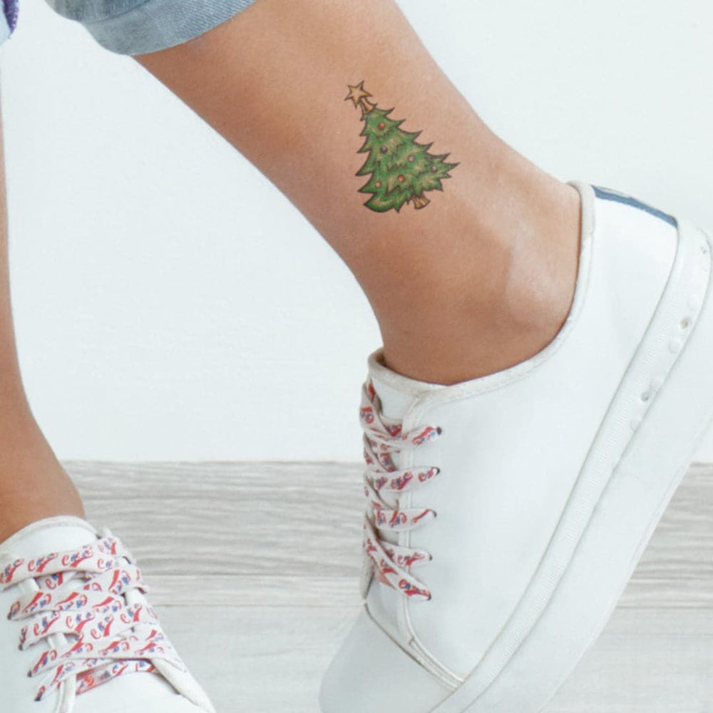 Christmas Tree Temporary Tattoo