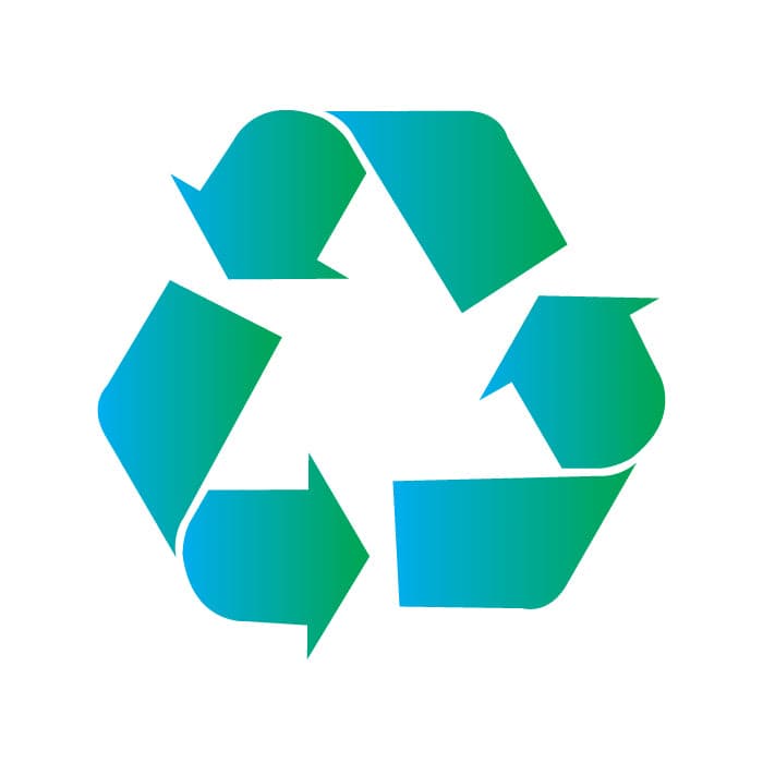 Recycle Arrows Temporary Tattoo