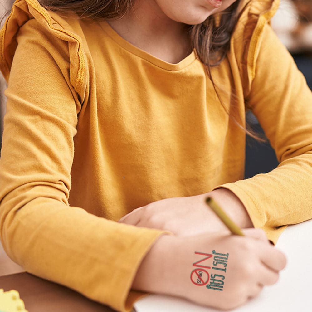 Just Say No Temporary Tattoo