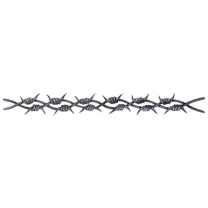 Barbed Wire Armband Temporary Tattoo