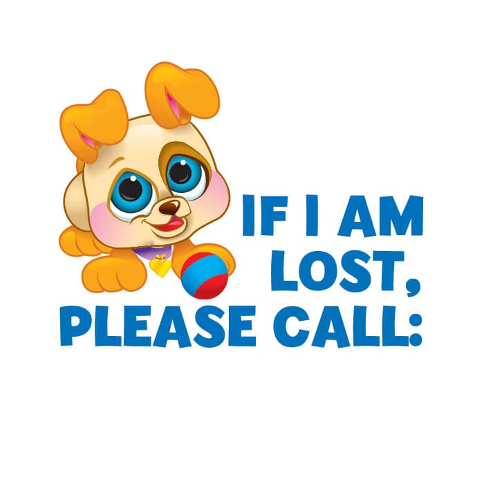 If Lost, Please Call: Temporary Tattoo