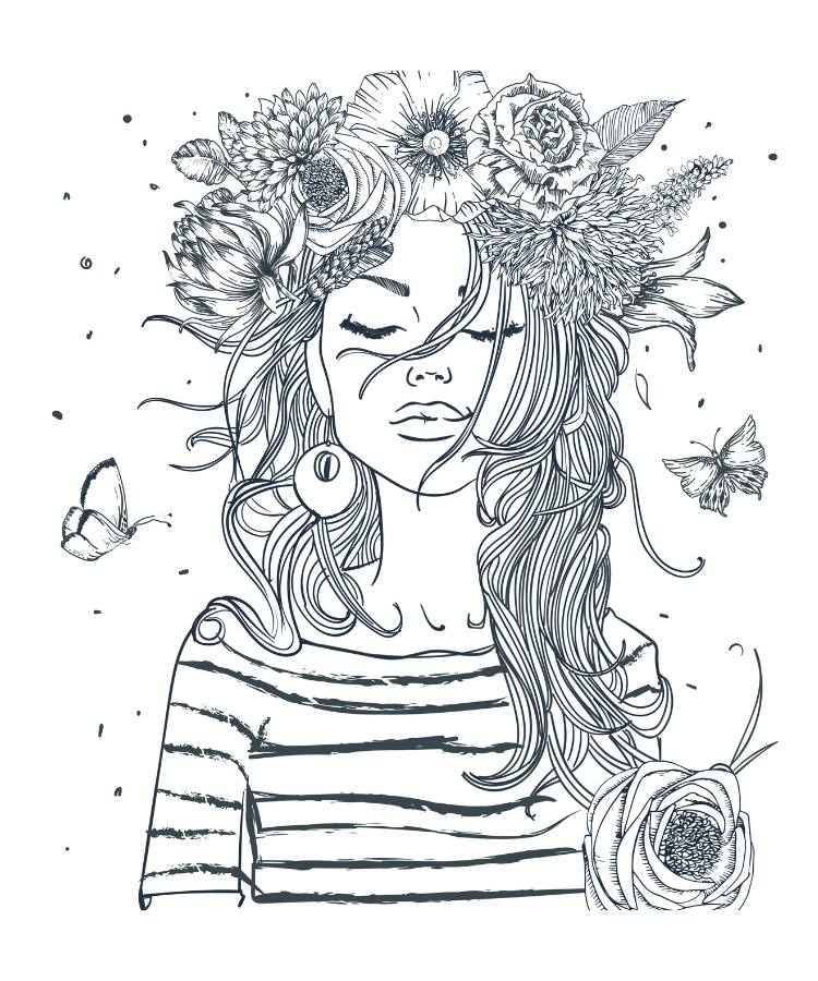 Wild Bloom Temporary Tattoo