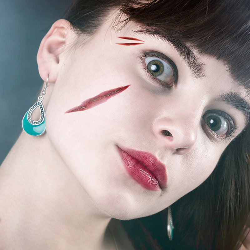 Gory Slashes & Scars Temporary Tattoo