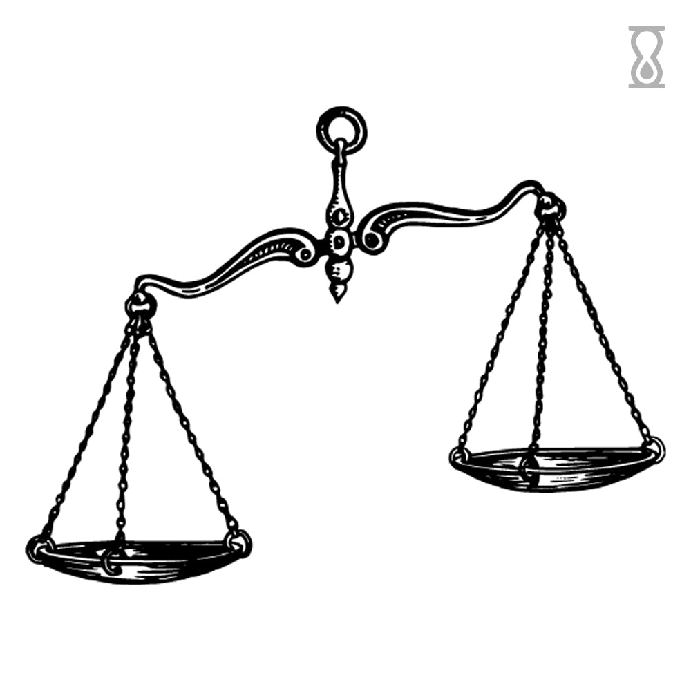 Libra Semi-Permanent Tattoo