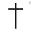 Small Black Cross Semi-Permanent Tattoo