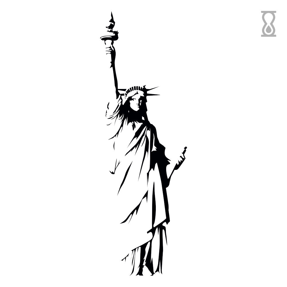 Statue of Liberty Semi-Permanent Tattoo