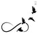 Infinity and Birds Flying Semi-Permanent Tattoo