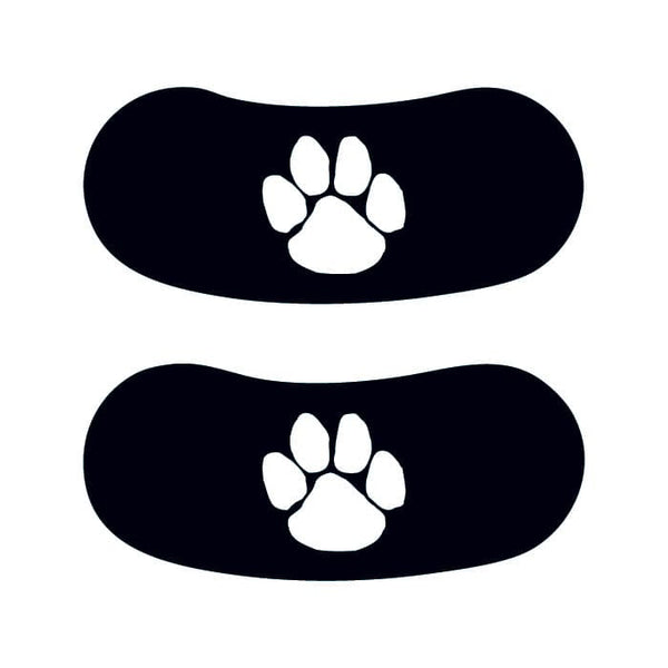 Paw Eye Black Temporary Tattoo for Sports Games