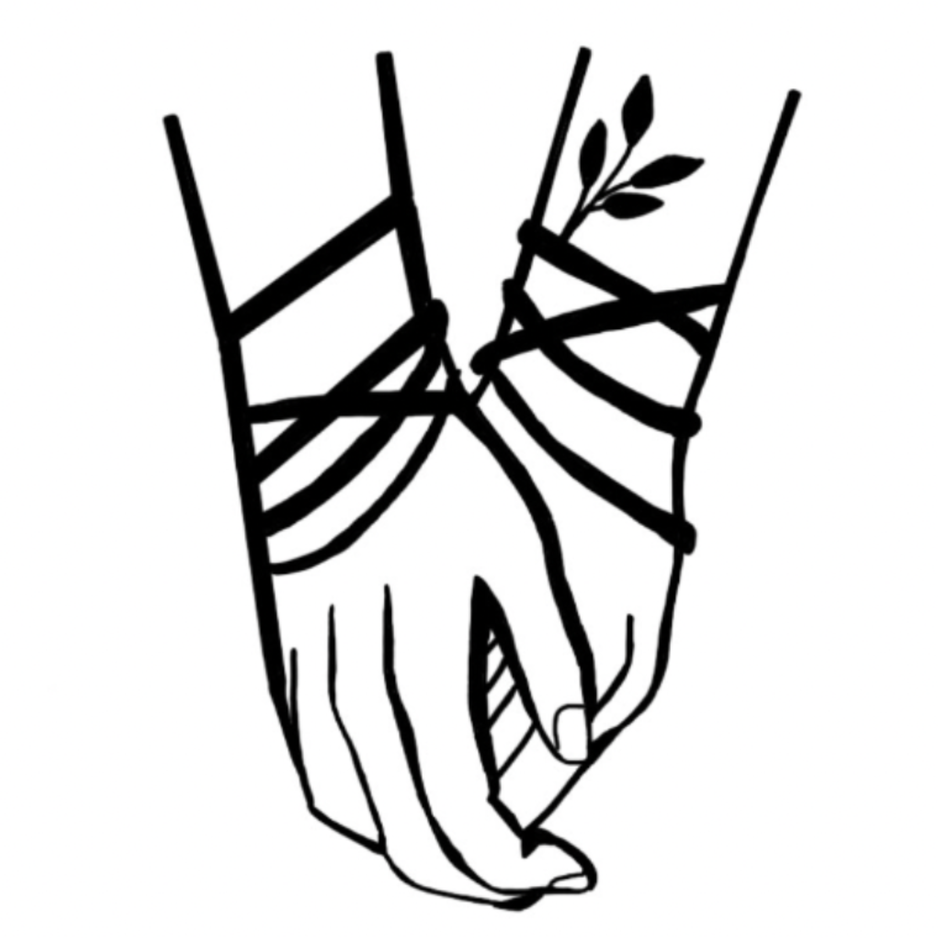 Wrapped Hands Temporary Tattoo - Inevitable Fate Book Tattoos
