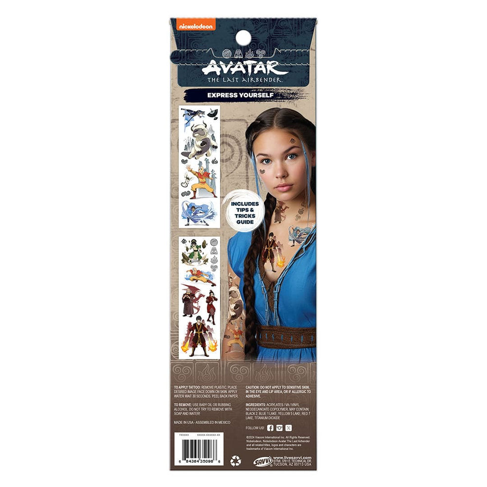 Avatar the Last Airbender Temporary Tattoos