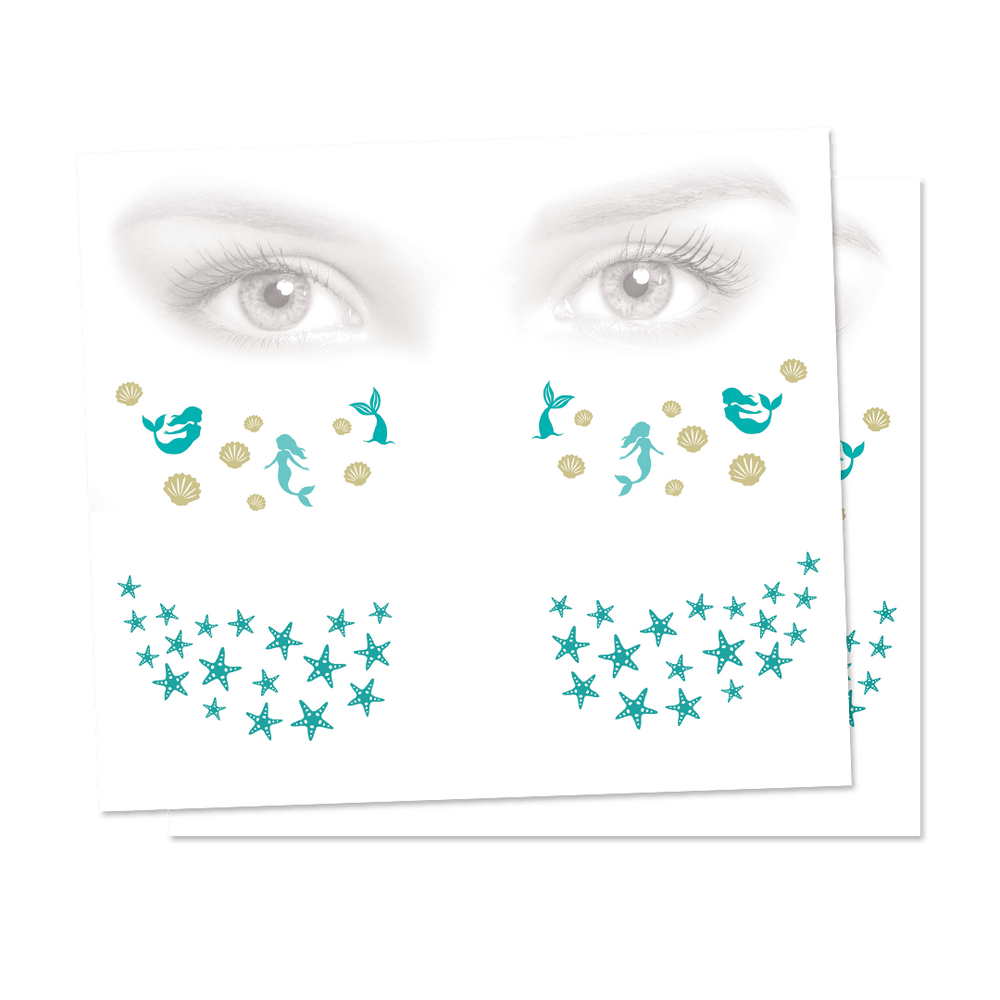 Manic Panic Mermaid Metallic Freckle Tattoos