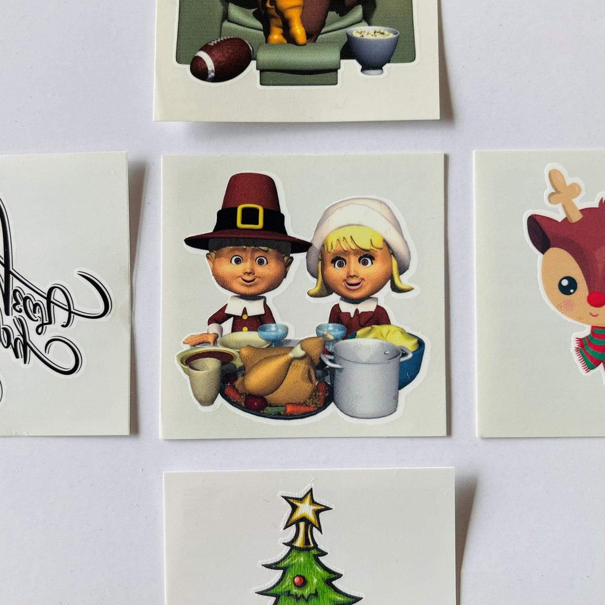 Thanksgiving Dinner Temporary Tattoo