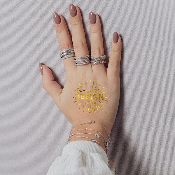 Metallic Custom Tattoos | Temporary Tattoos