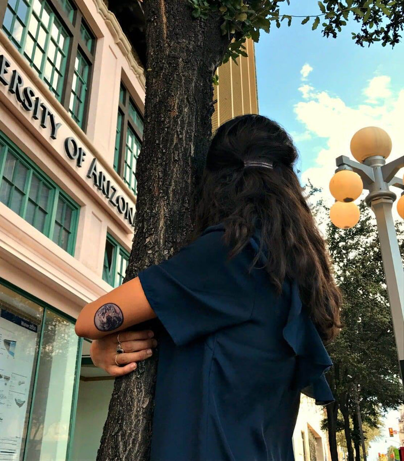 Earth Temporary Tattoo