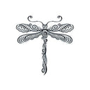 Henna: Dragonfly Temporary Tattoo