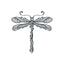 Henna: Dragonfly Temporary Tattoo