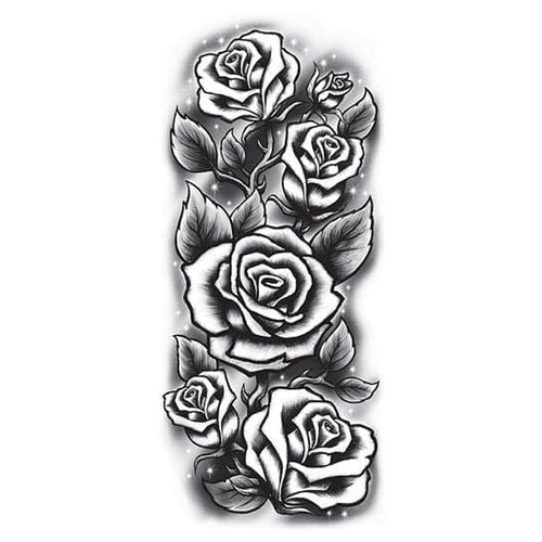 Rose Temporary Tattoos | Easy To Apply & Remove